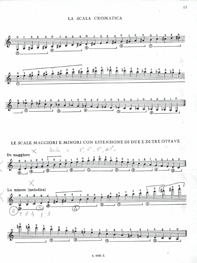 Scala Cromatica e Scala Di Do 3 Ottave 11112023 | PDF