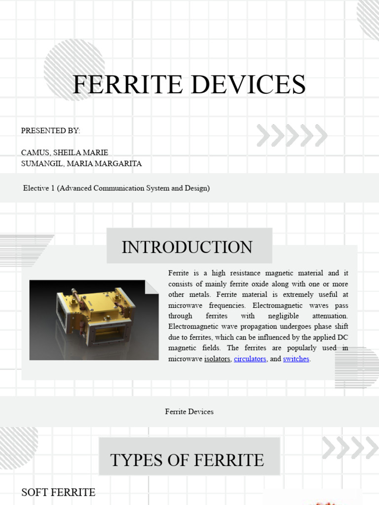 FERRITE DEVICES | PDF | Inductor | Transformer