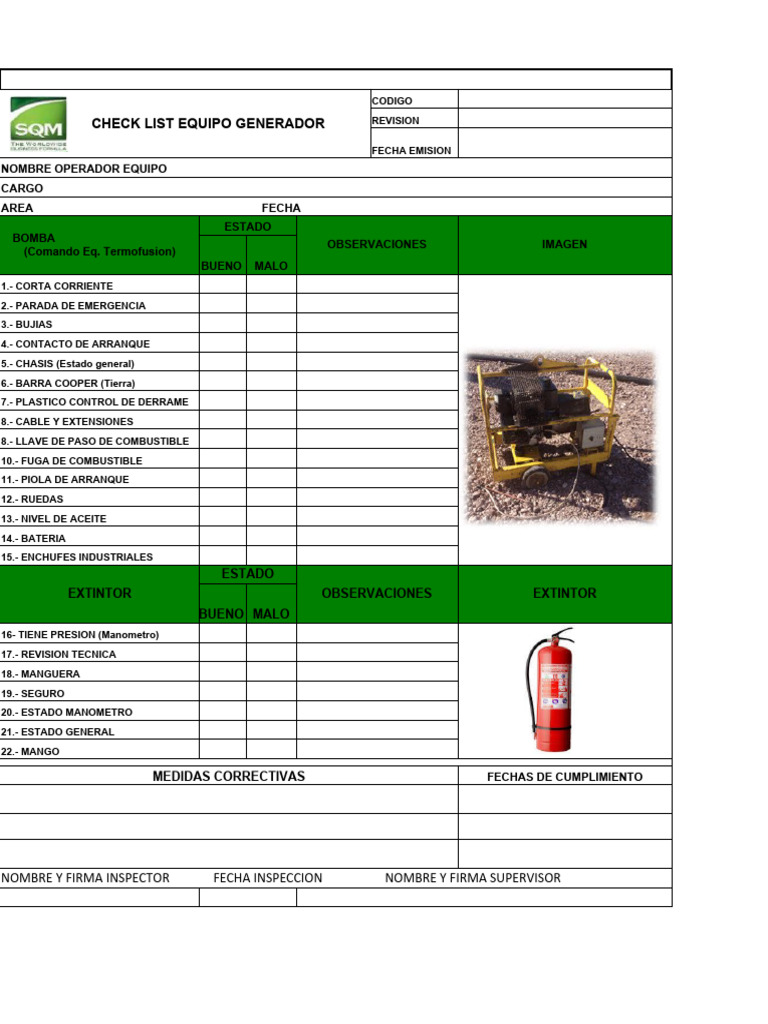 CHECK LIST - Herramientas & Equipos | Descargar gratis PDF | Bienes ...