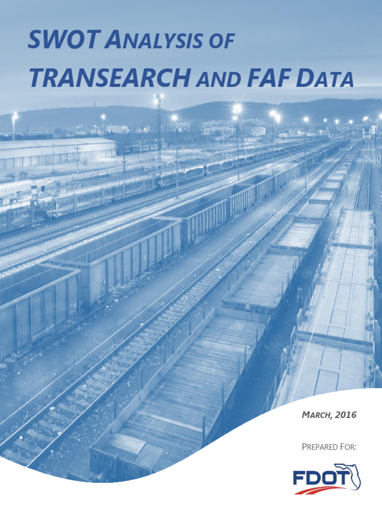 Swot Analysis of Transearch and Faf Data | PDF