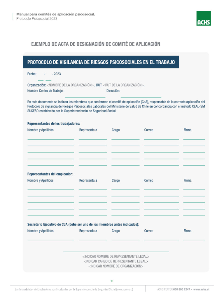 Modelo de Constitucion de CDA | PDF