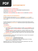 Structure of Trinidad and Tobago Government | PDF | Separation Of ...