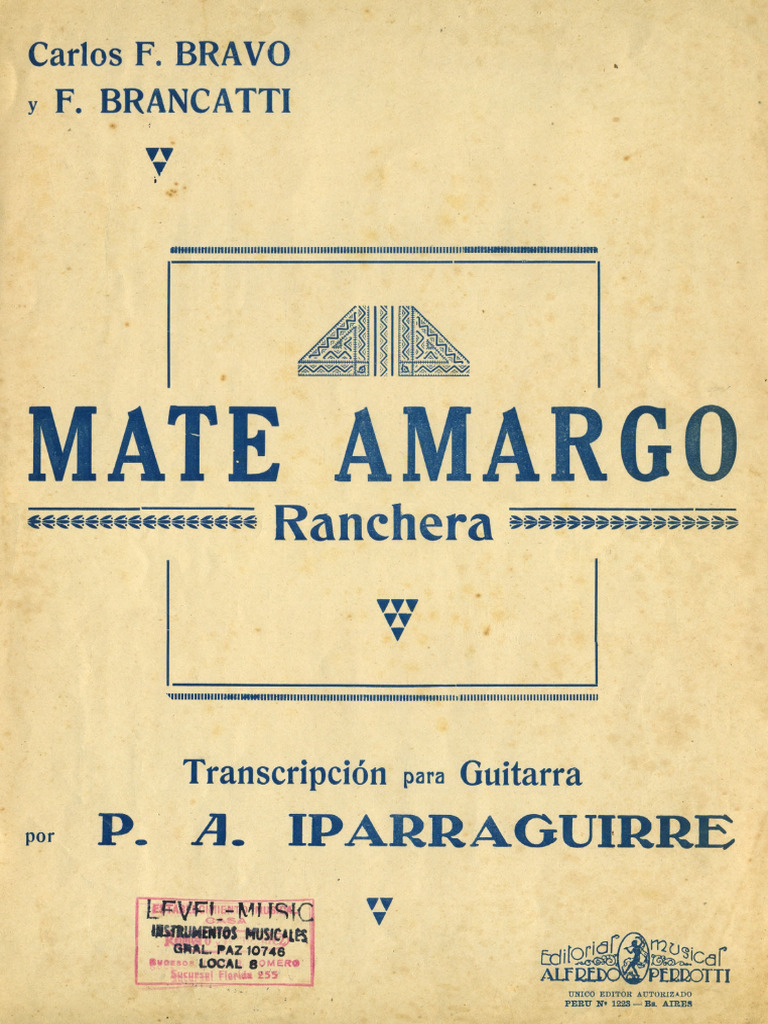 Bravo-Iparraguirre Mate Amargo | PDF