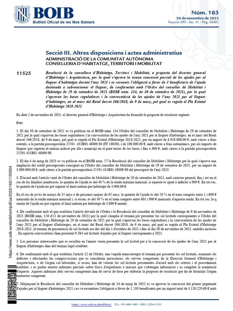 BOIB_6º_pagament_(11525)_CAT | PDF