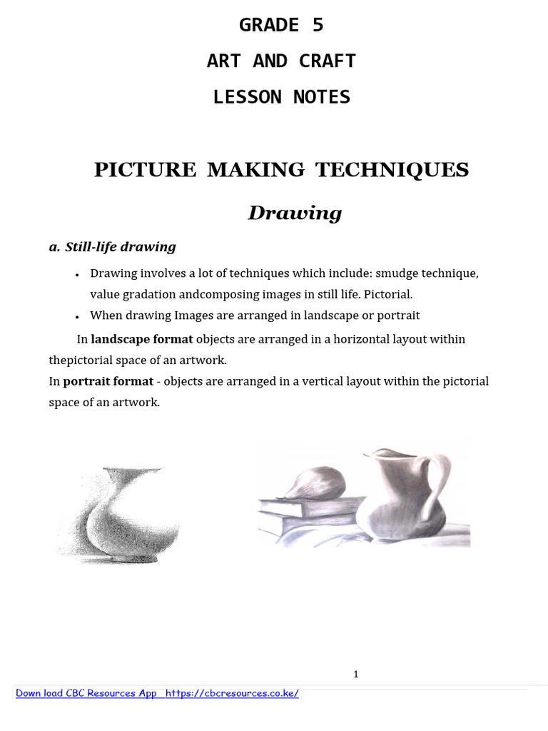 Grade 5 Art and Craft Notes | PDF | Weaving | Loom