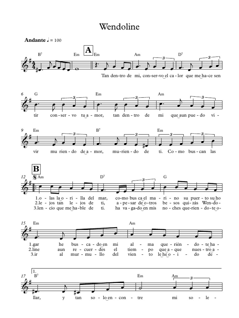 Wendoline - Partitura Completa | PDF