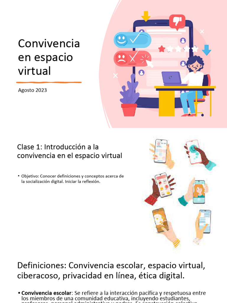 Convivencia en Espacio Virtual | PDF | Acoso cibernético | Las emociones