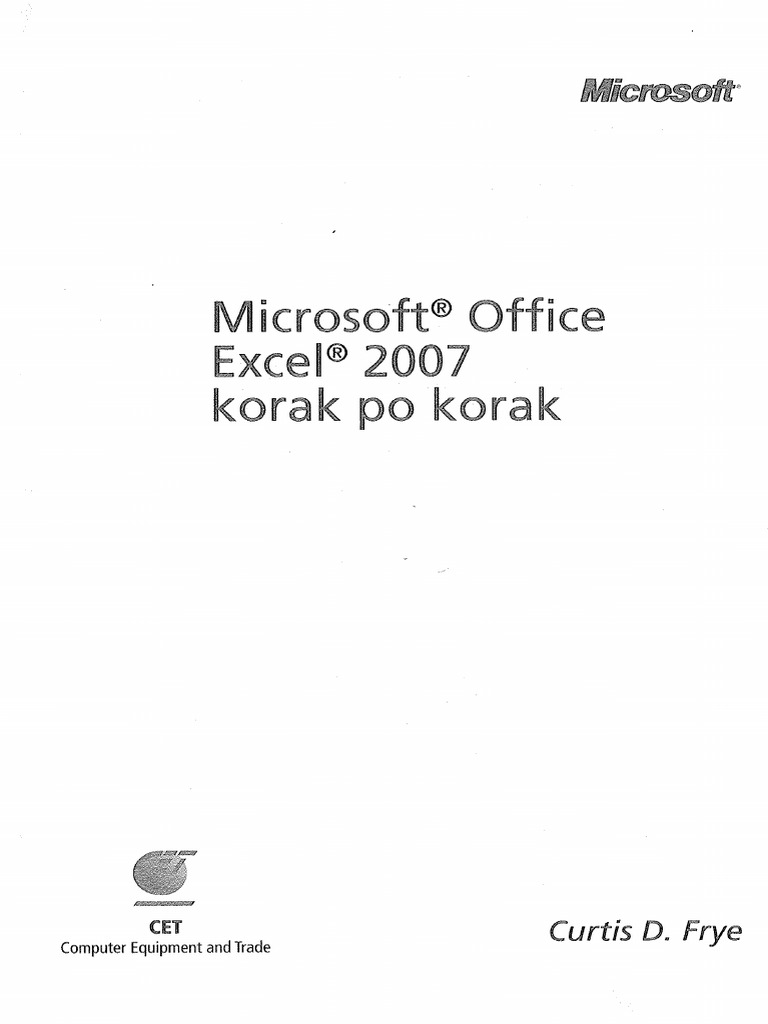 Korak Po Korak EXCEL | PDF