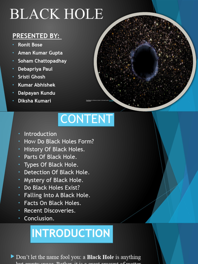 Black Hole | PDF | Science & Mathematics