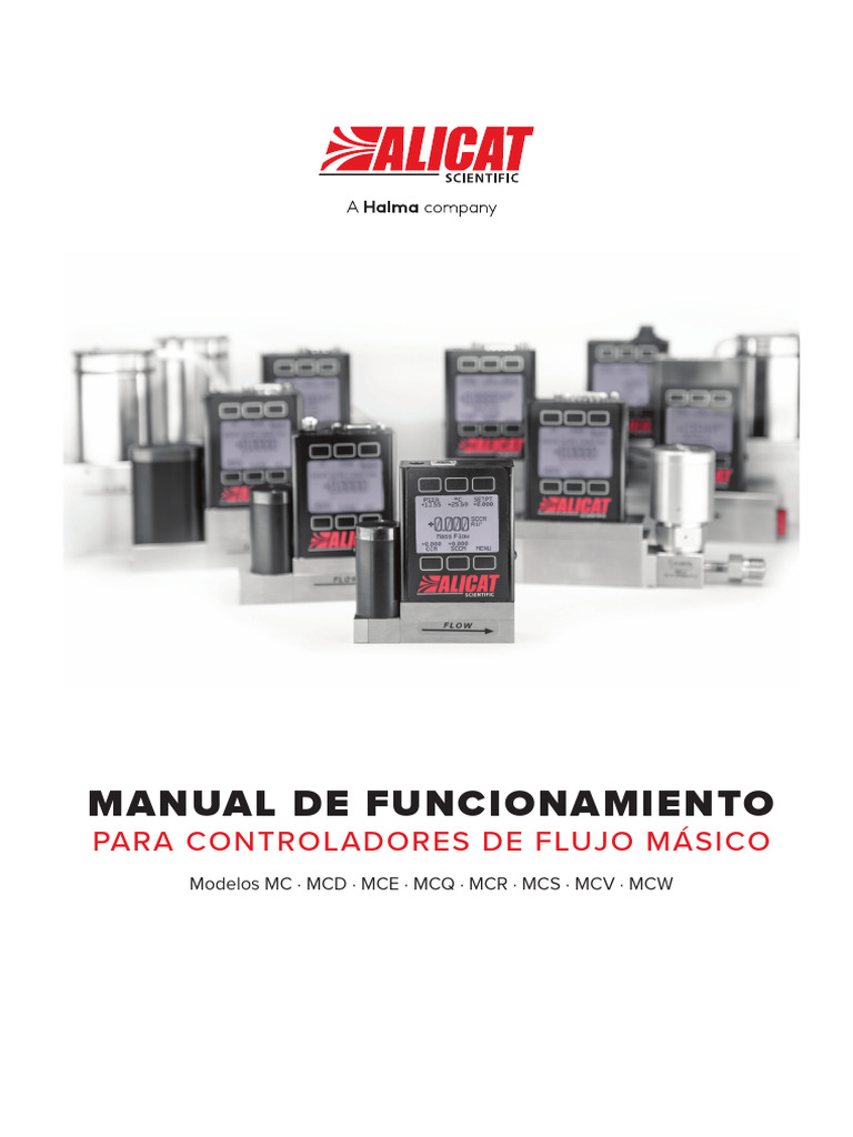 Manual de Controlador de Flujo Masico | PDF