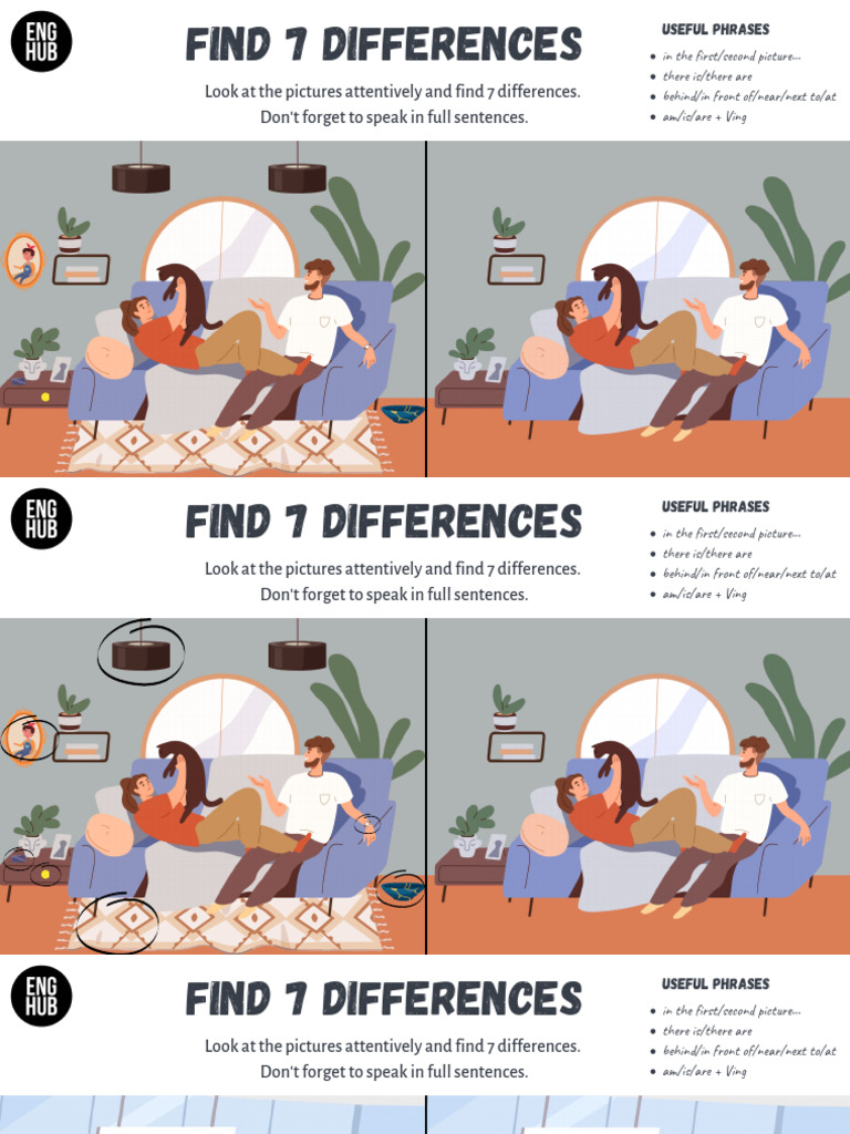 Find 7 Differences Activity Guide | PDF