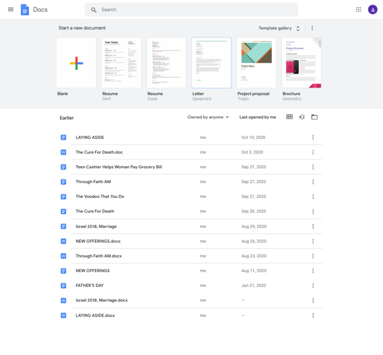 Google Docs | PDF