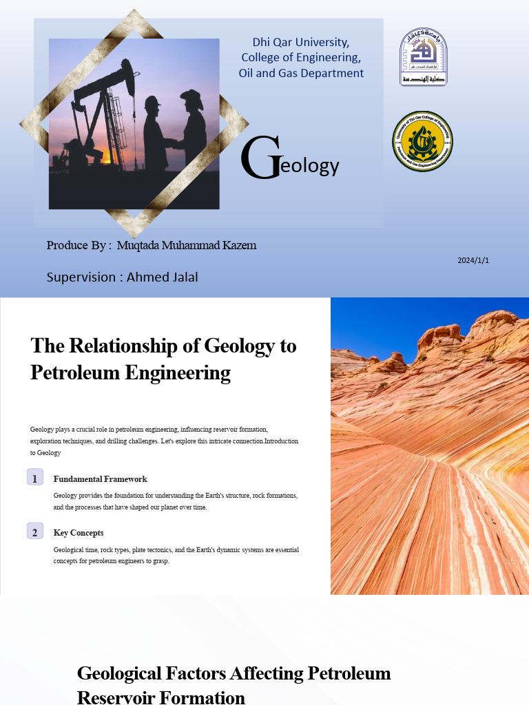 The Relationship of Geology To Petroleum Engineering | PDF | Petroleum ...