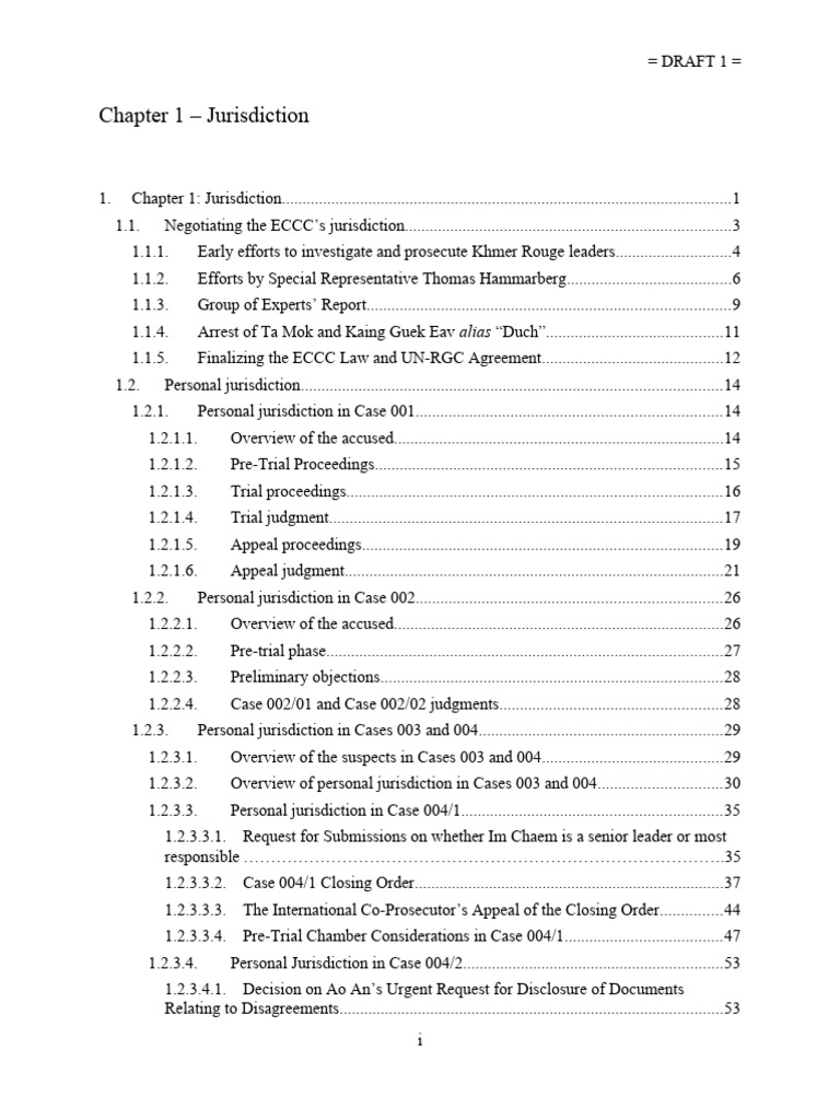 Personal Jurisdiction at The ECCC | PDF | Democratic Kampuchea | Cambodia