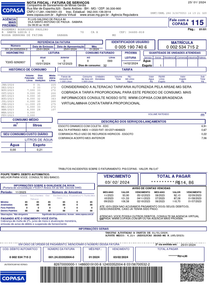 Fale Com A Copasa | PDF