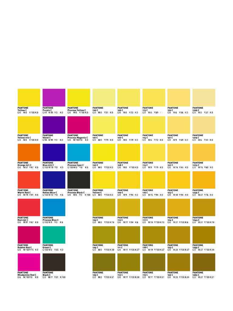 Colores para Imprimir | PDF