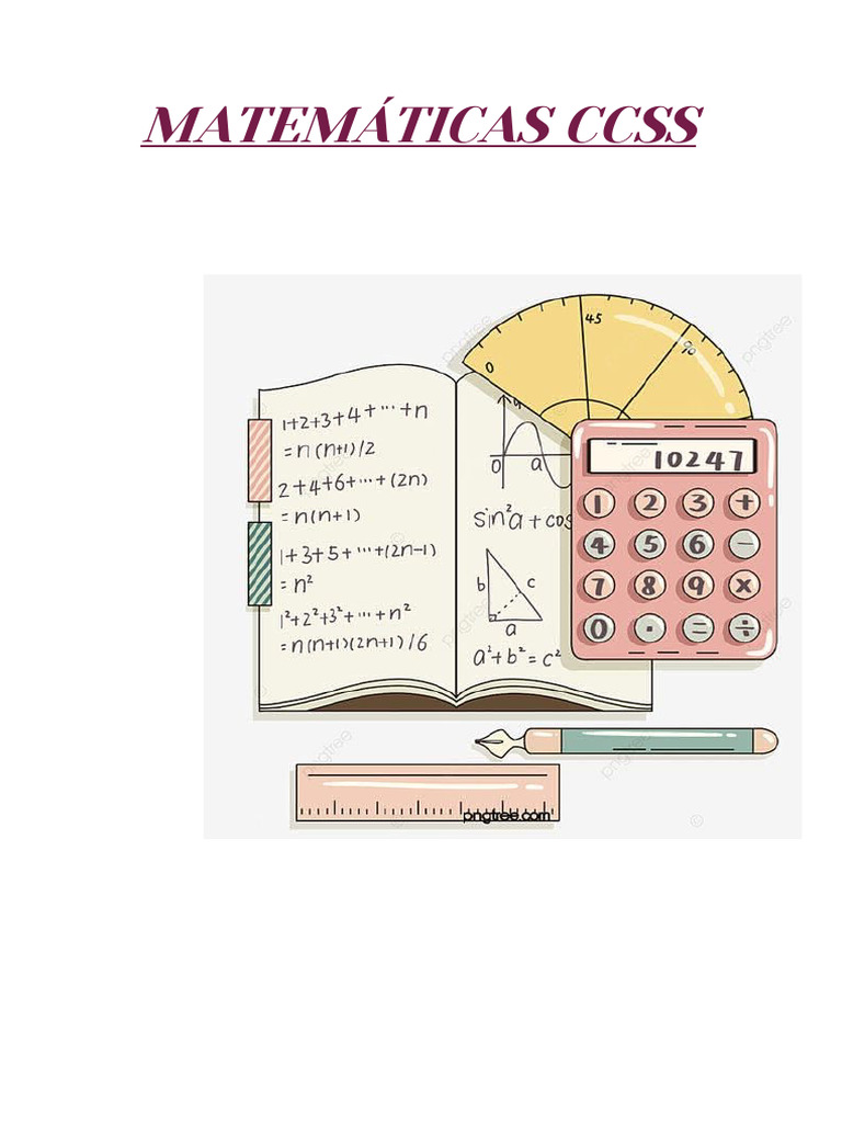 Matemáticas CCSS | PDF | Ecuaciones | Logaritmo
