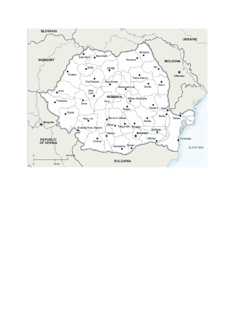 Harta Judete Romania | PDF