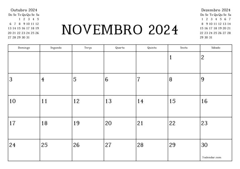 Calendar 11 2024 L A5 7calendar | PDF