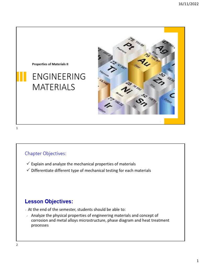 W6W7 Chapter 3 Properties Materials Part 2 | PDF | Fracture | Deformation (Engineering)