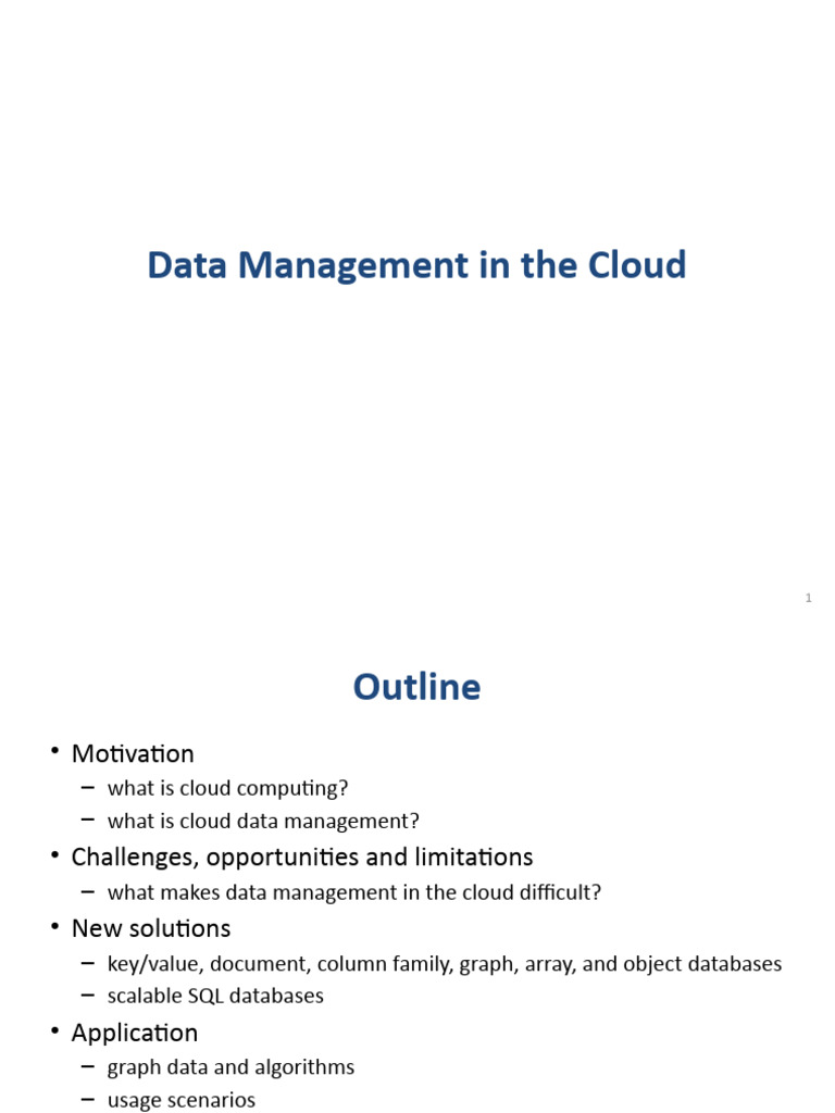Lecture 2 A | PDF | Cloud Computing | Databases