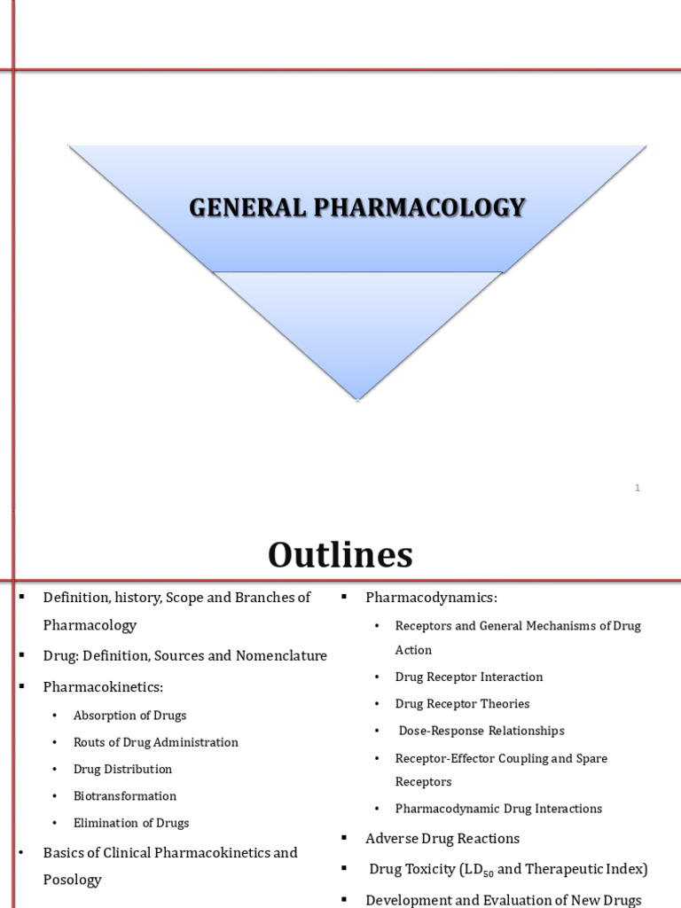 General Pharmacology | PDF | Pharmacology | Tablet (Pharmacy)