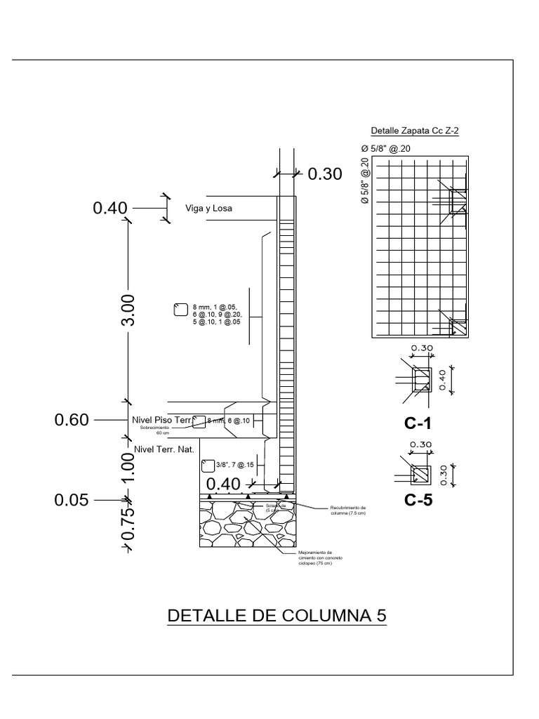 Detalle DE COLUMNAS | PDF