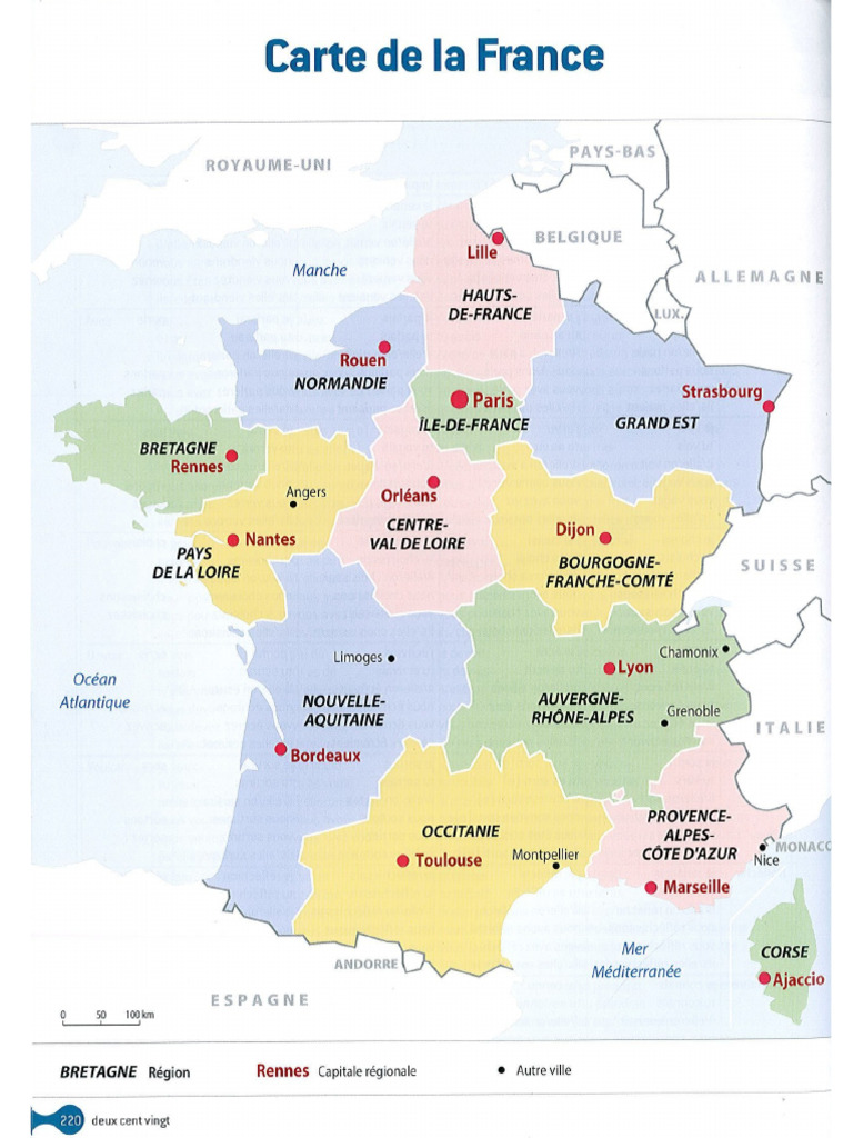 carte de la France | PDF