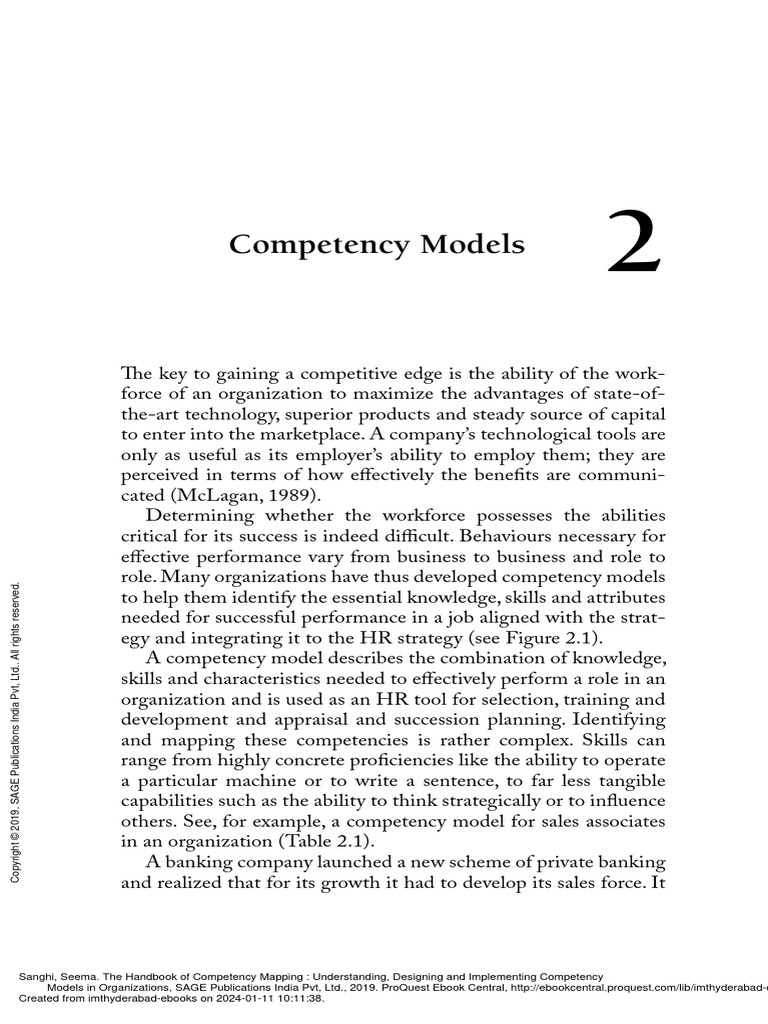 The Handbook of Competency Mapping Understanding D... - (2 Competency ...