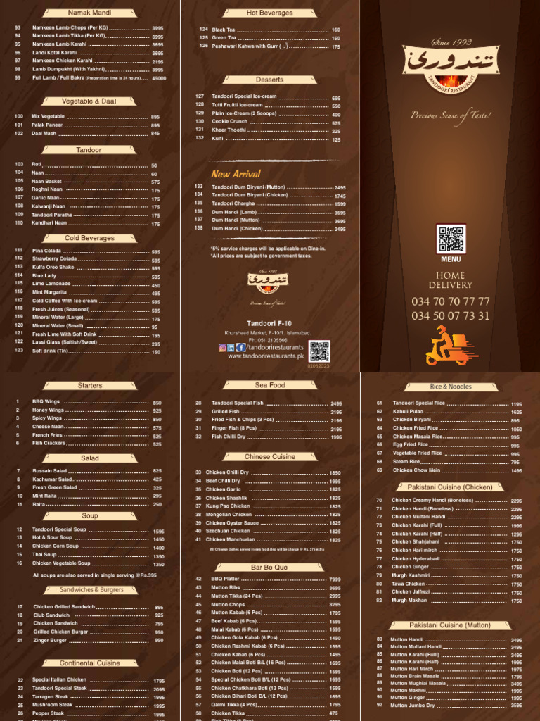 F10 Revised Flyer Menu 01 June 2023 | PDF | Kebab | Foods