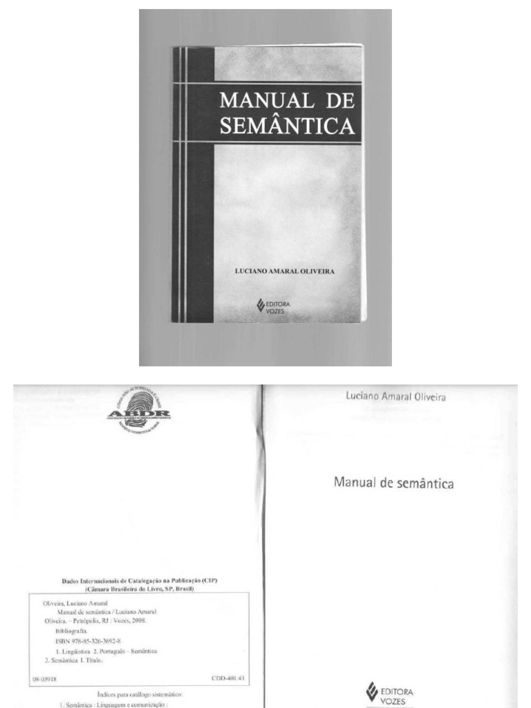 Manual de Semantica - Luciano Amaral | PDF