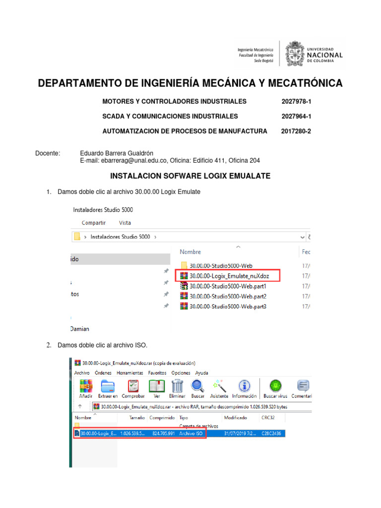 Guia Instalacion Software Logix Emulate | PDF