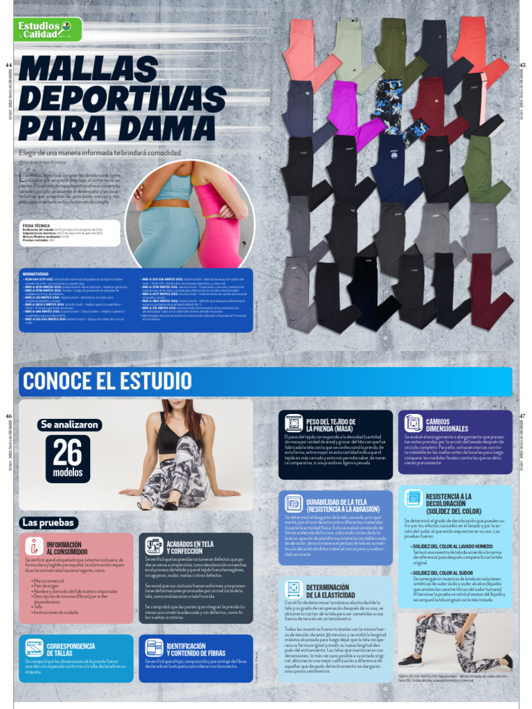 Estudio de Calidad Mallas PDF | PDF | Textiles | Ropa