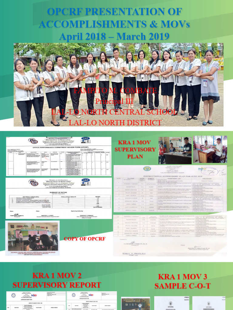 Opcrf Presentation 2018 - 2019 | PDF | Wellness