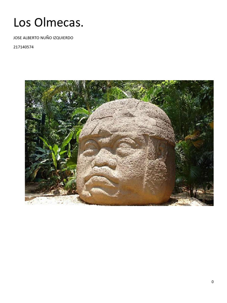 Cultura y legado de los olmecas | PDF | Mesoamérica