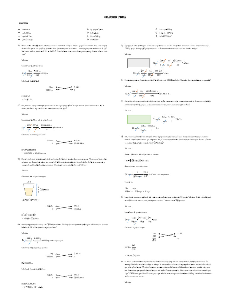 Sem 4 - Ejercicios | PDF | Notación | Cantidad