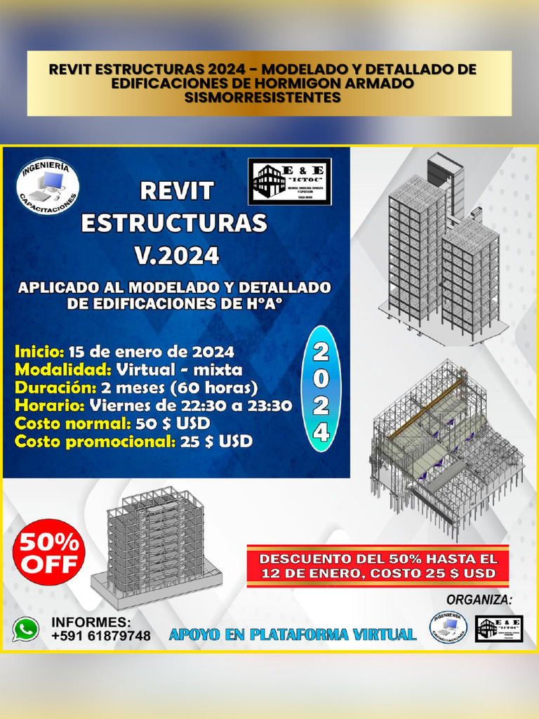 BROCHURE 8-- REVIT ESTRUCTURAS | PDF | Autodesk Revit