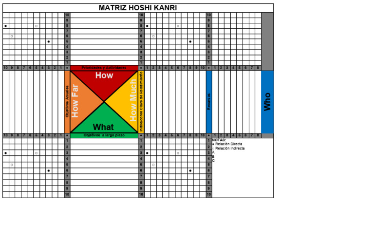 Matriz Hoshin Kanri: Objetivos y Prioridades | PDF