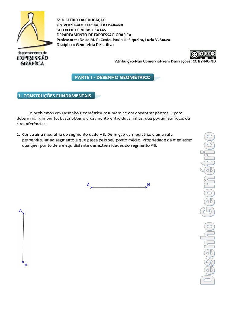 Apost GD 2021.PDF Desenho Geométrico | PDF | Linha (Geometria) | Triângulo