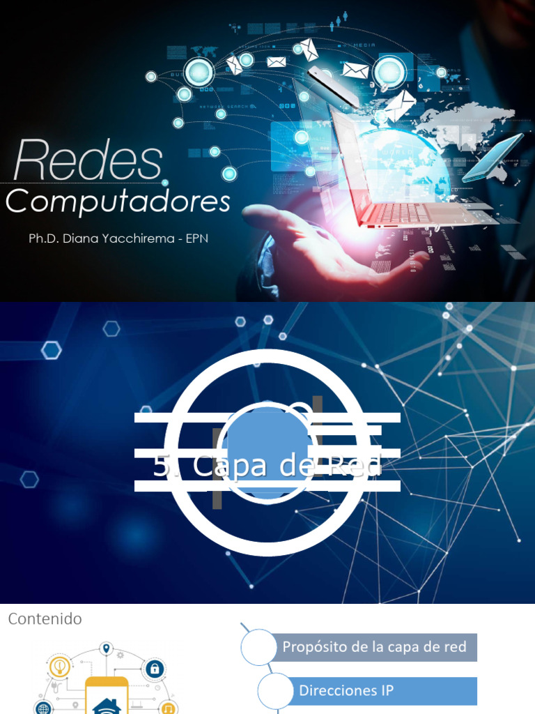 Unidad-5 Capa de Red - Procesos de La Capa de Red - Direccionamiento IP | PDF | Dirección IP ...