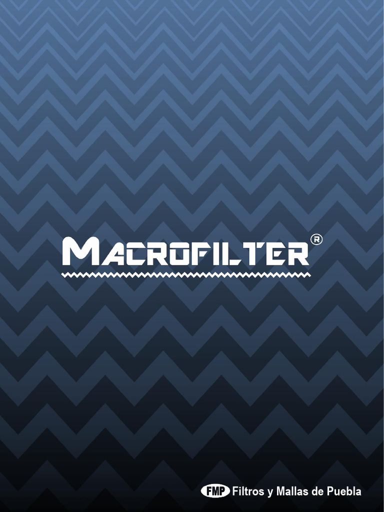 Catalogo de Filtros y Servicios Macrofilter 200821 | PDF | Filtración | Procesos industriales