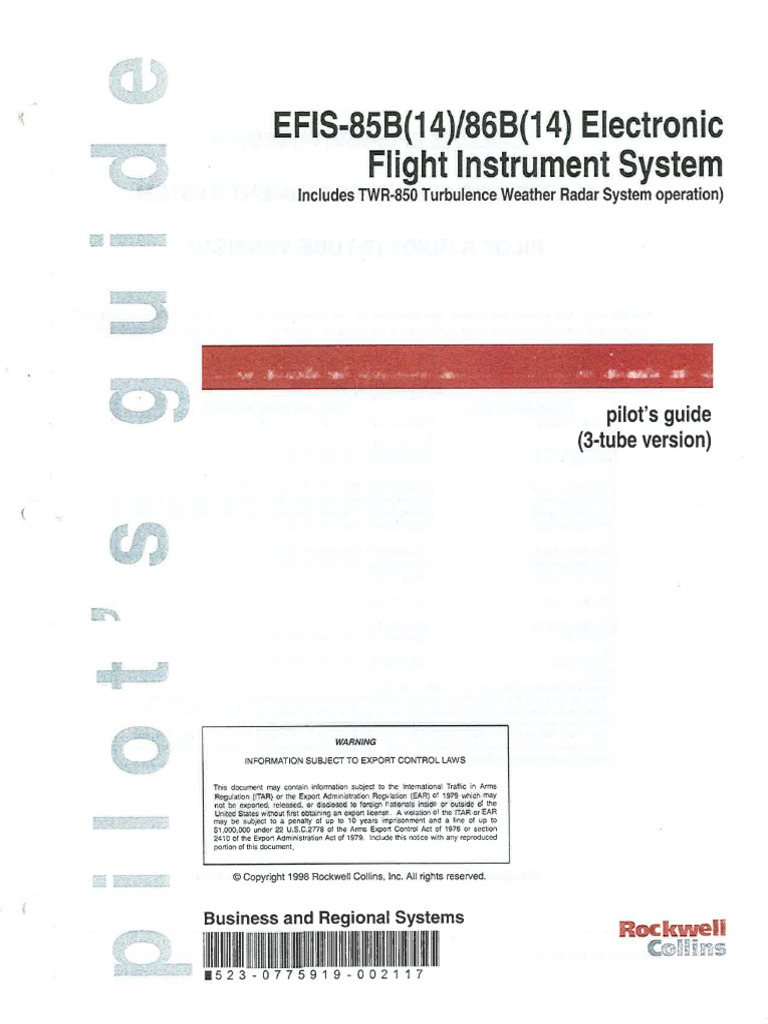 EFIS-85B Electronic Flight Instrument System | PDF