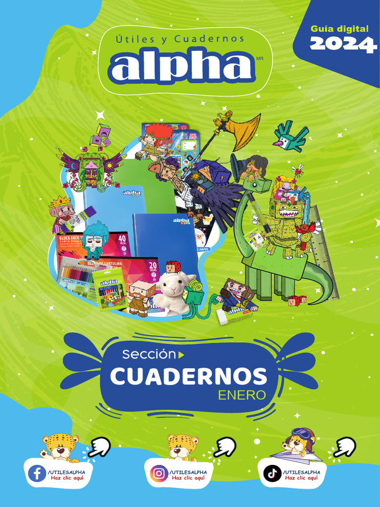 Catalogo Virtual Cuadernos Enero 2024 | PDF