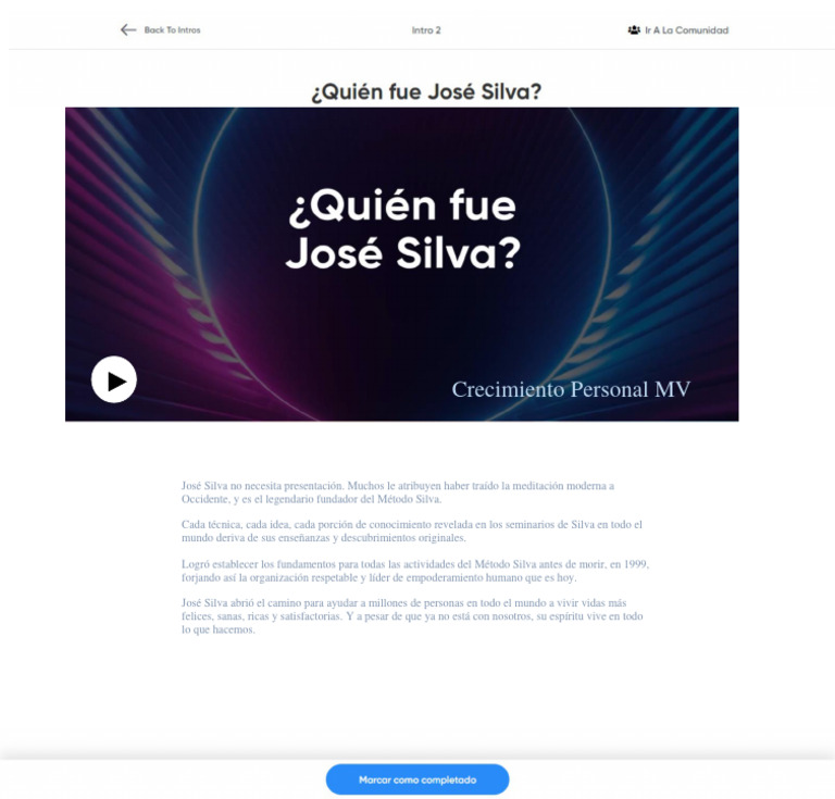 Parte 2 - ¿Quién Fue José Silva | PDF