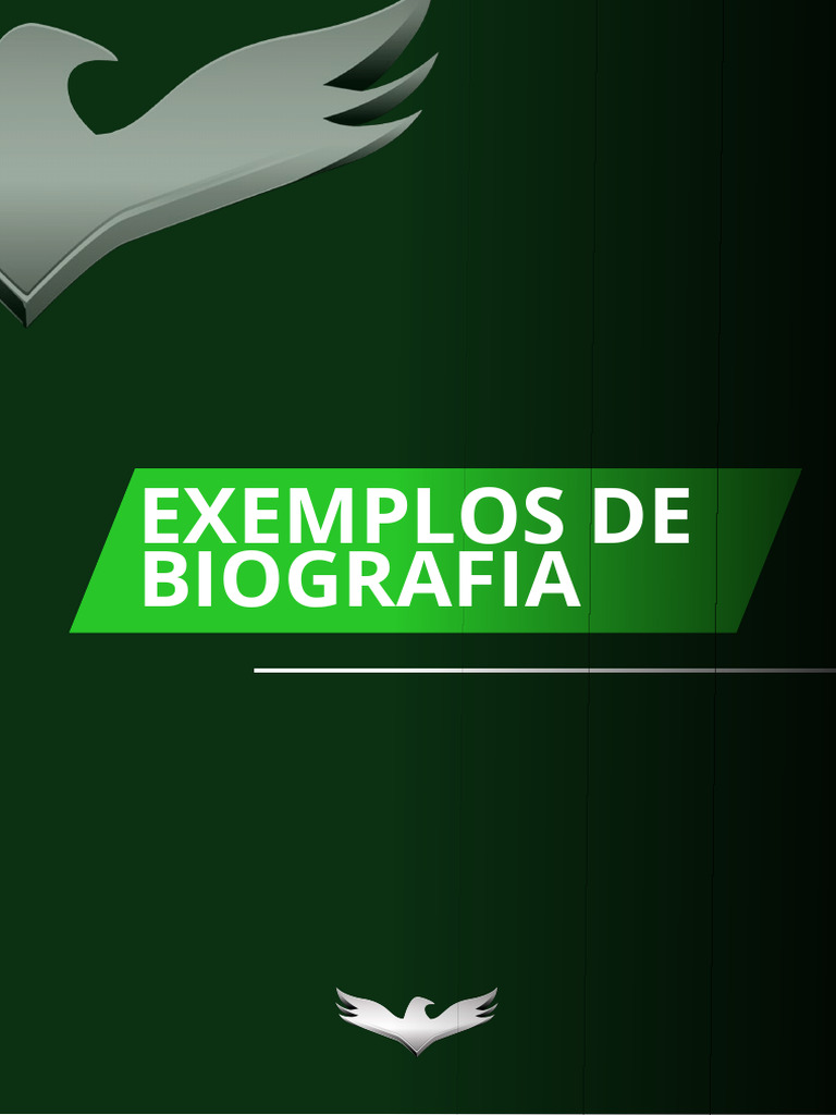 Exemplos de Biografia | PDF