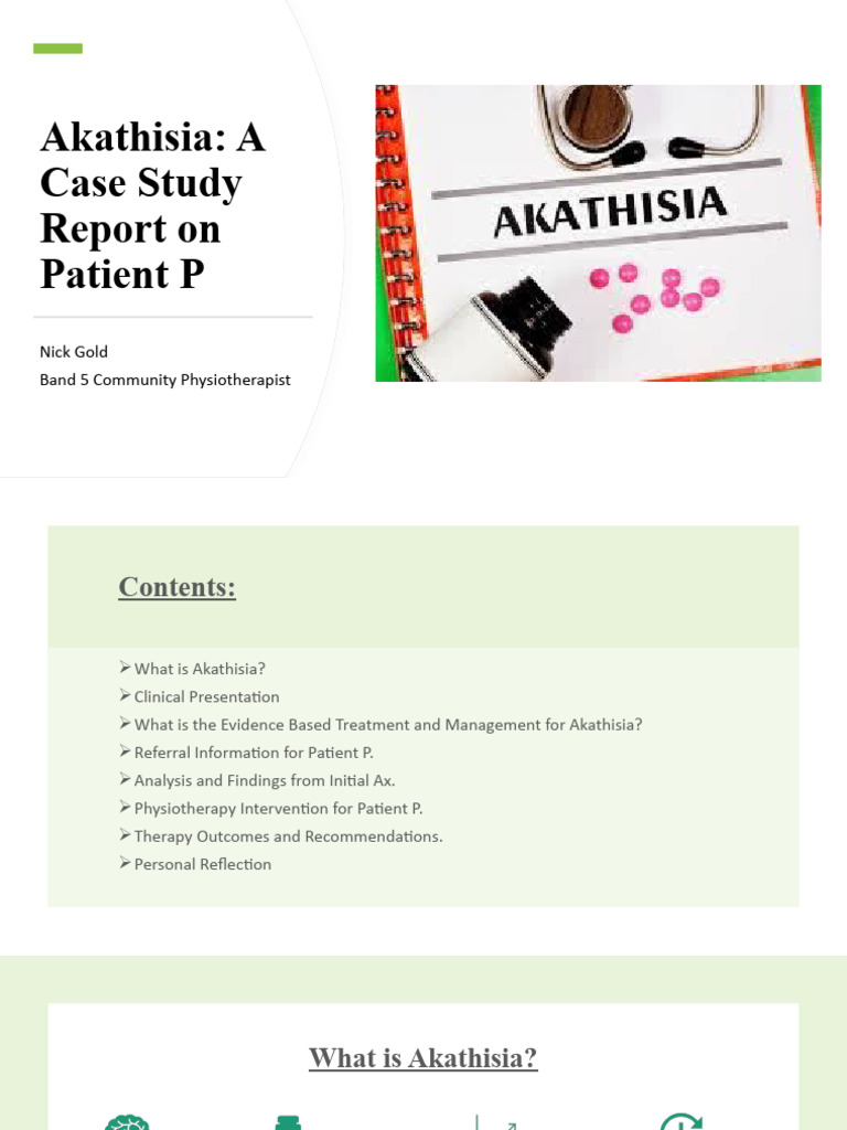 Akathisia Case Study: Patient P Analysis | PDF