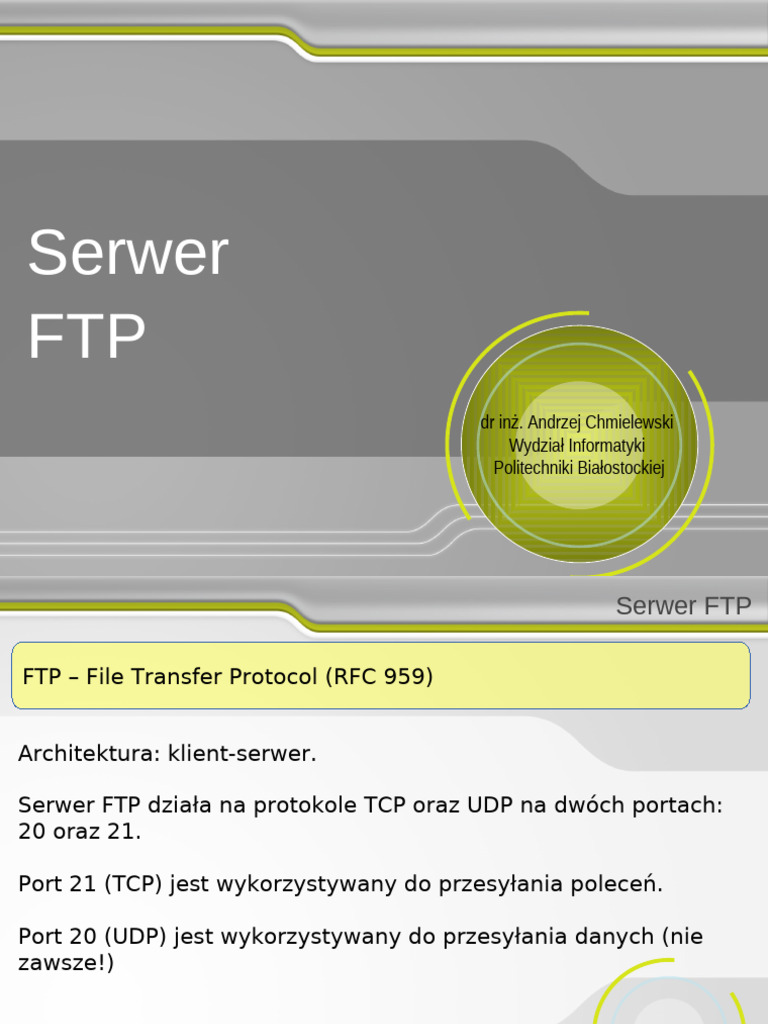 Serwer FTP | PDF
