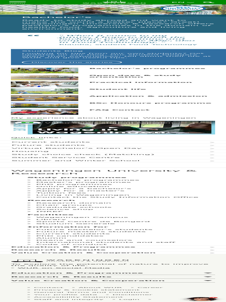 Bachelor's - WUR | PDF | Blog | Educational Technology