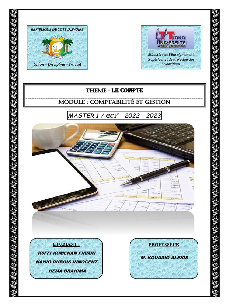 Compte de Gestion | PDF
