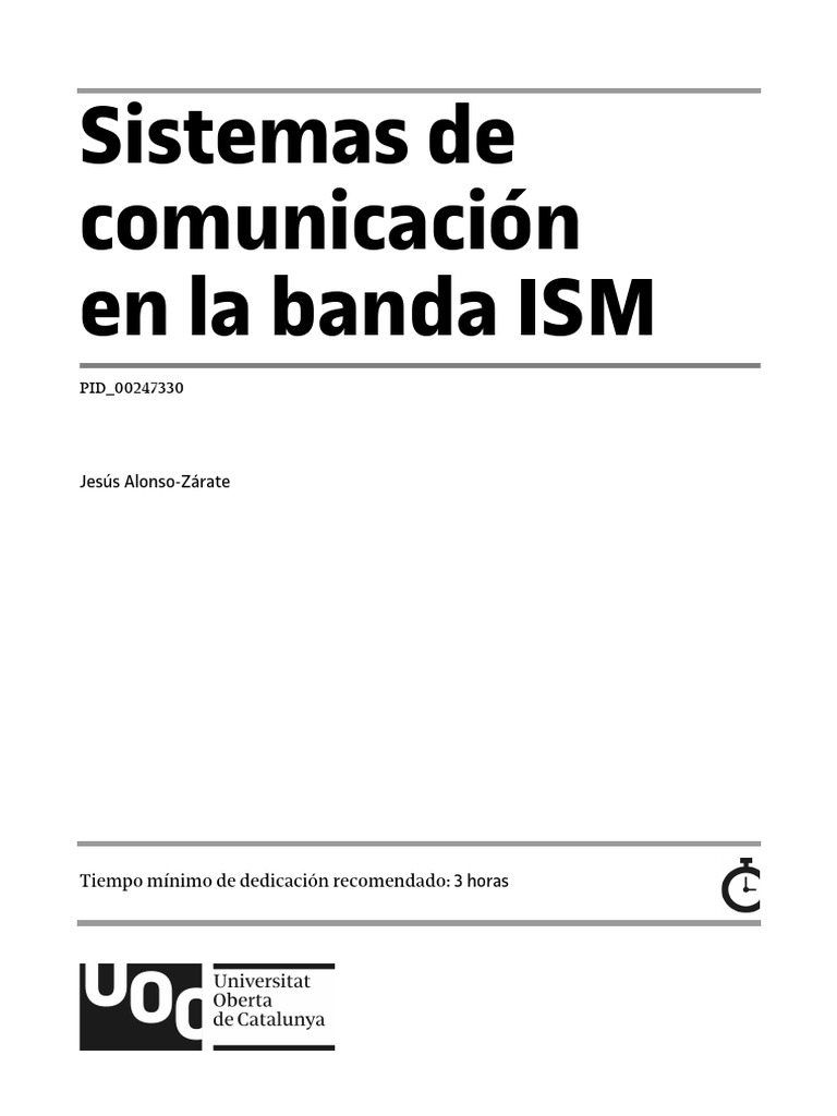 PLA4 - Sistemas de Comunicación en La Banda ISM | PDF | Bluetooth ...